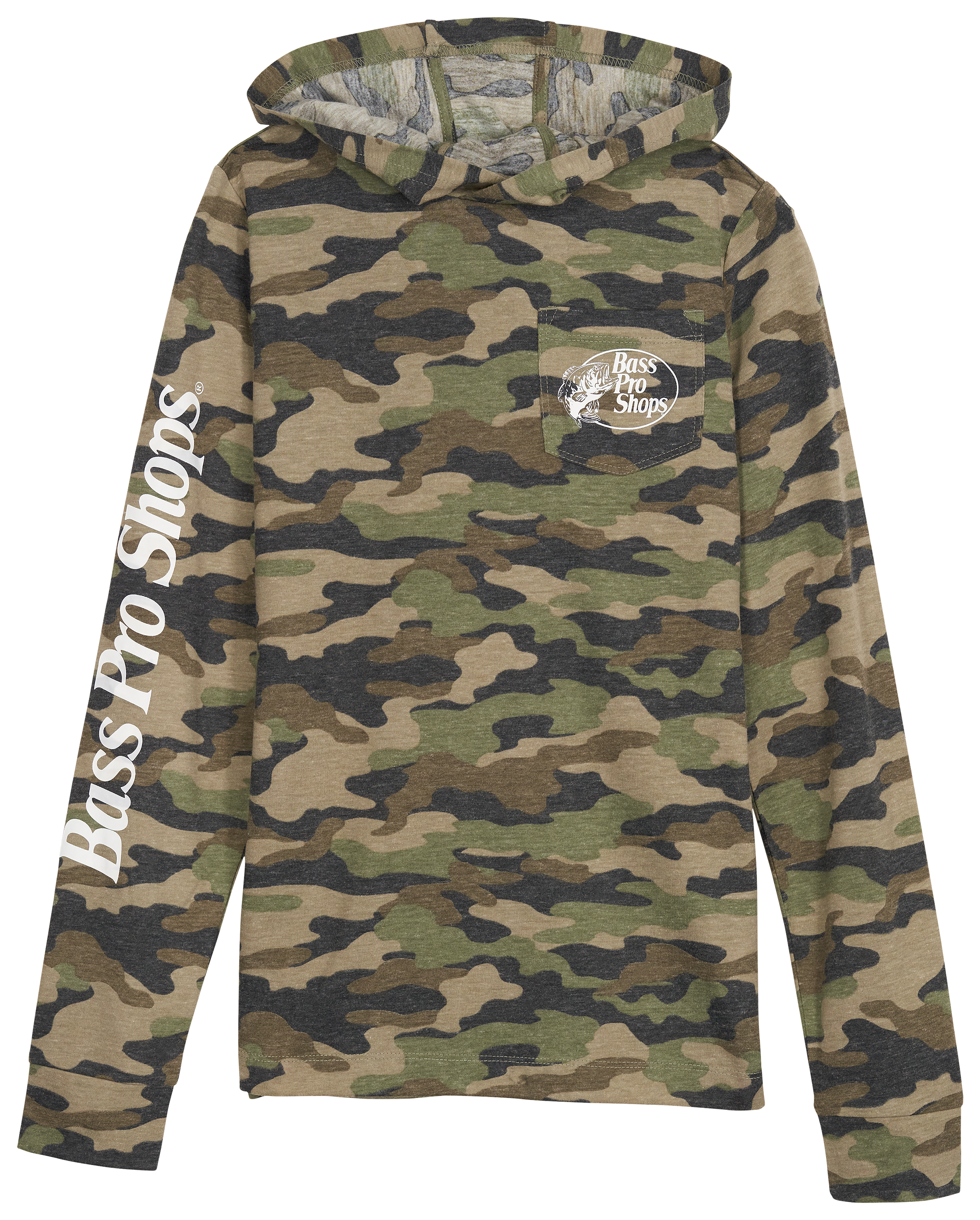 Bass Pro Shops Hooded Long-Sleeve T-Shirt for Kids | Bass Pro Shops